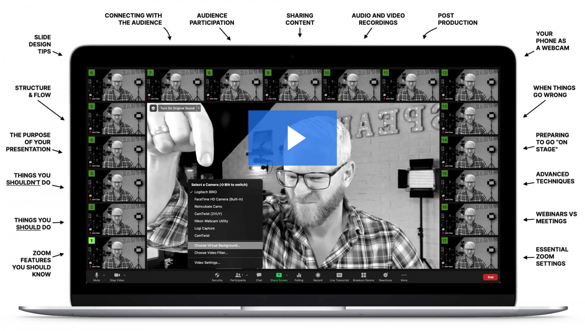 The Ultimate Guide to Giving Virtual Presentations on Zoom - Be the Keynote
