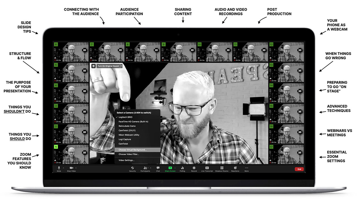 The Ultimate Guide to Giving Virtual Presentations on Zoom - Be the Keynote